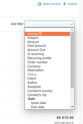 Filters and queries | RedmineUP Help | Invoices plugin documentation